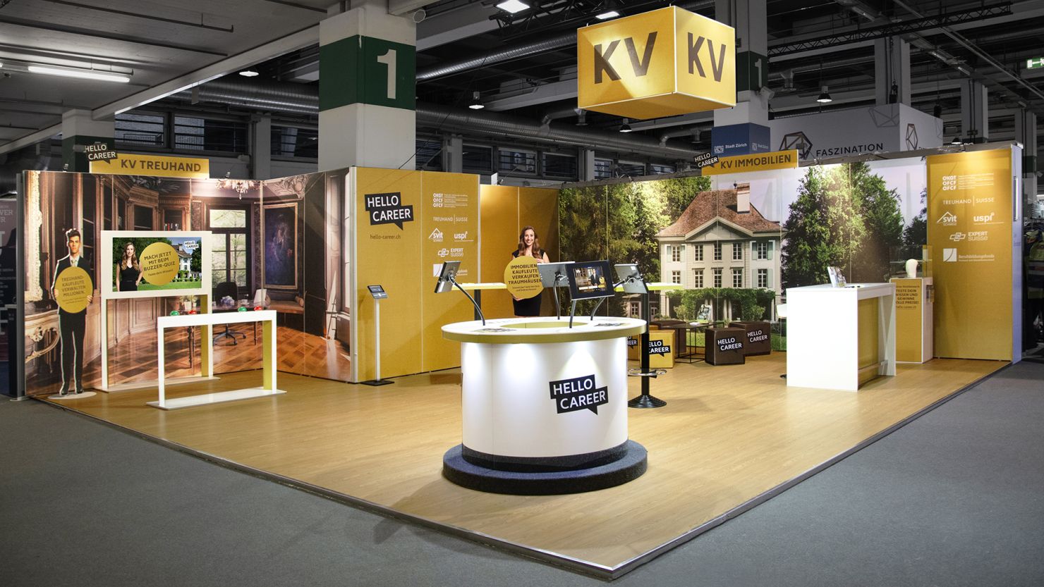 Messedesign Zürich | Ihr Messestand als echter Blickfänger / TEIL.CH